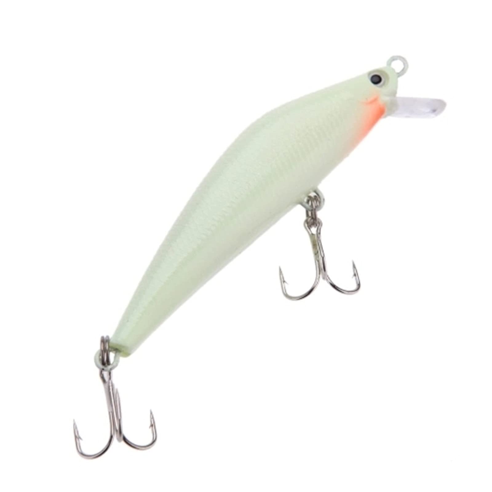 CSSIM Lure Swimbaits 3D Luminous Night Bait Lure Hard Bait Lure Fish Hook Artificial Fishing Tackle Accessory With Two Triangle Hooks 82mm 8g