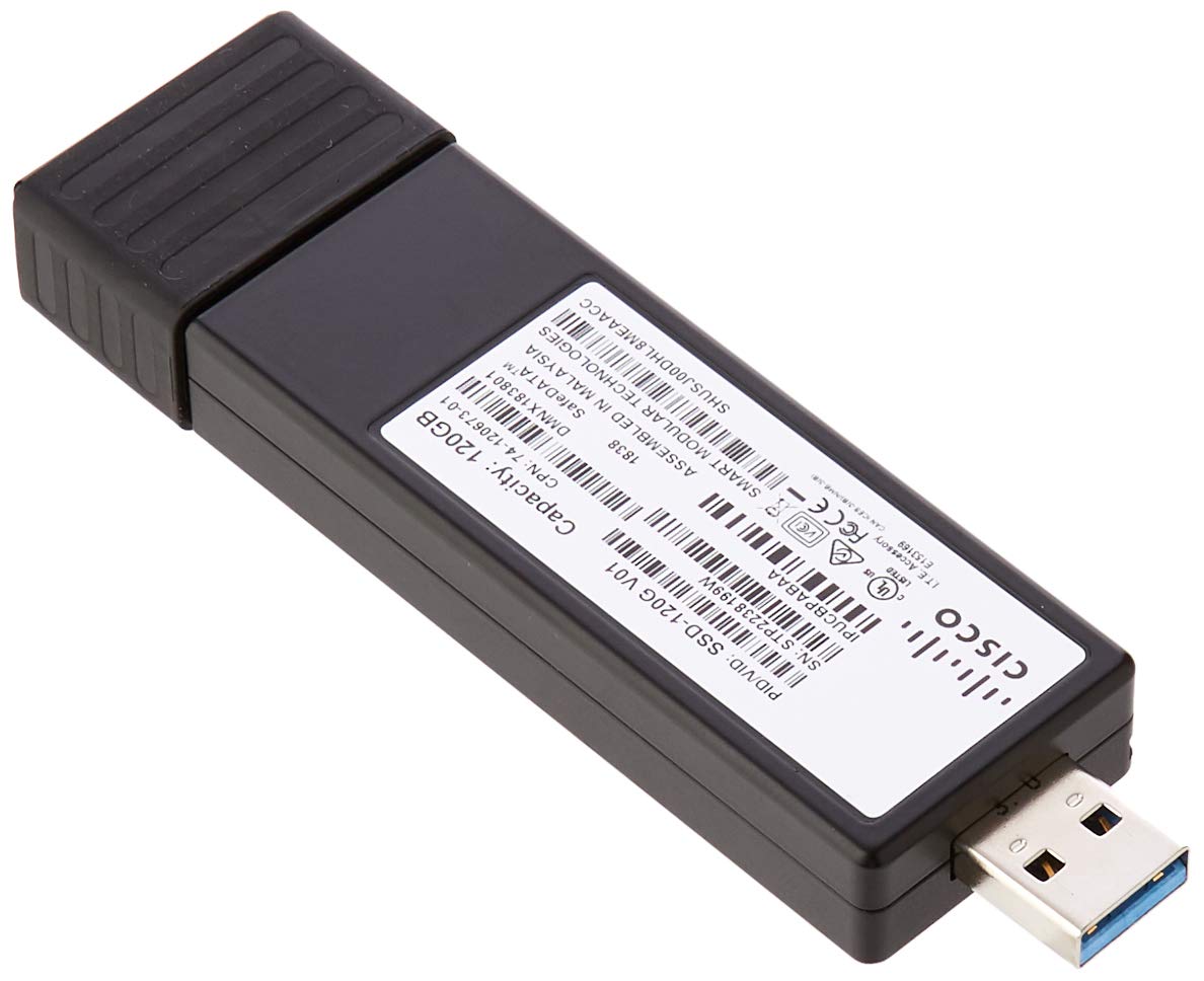 CISCO Solid State Drive - 120 GB - hot-swap - USB 3.0 - for Catalyst 9500