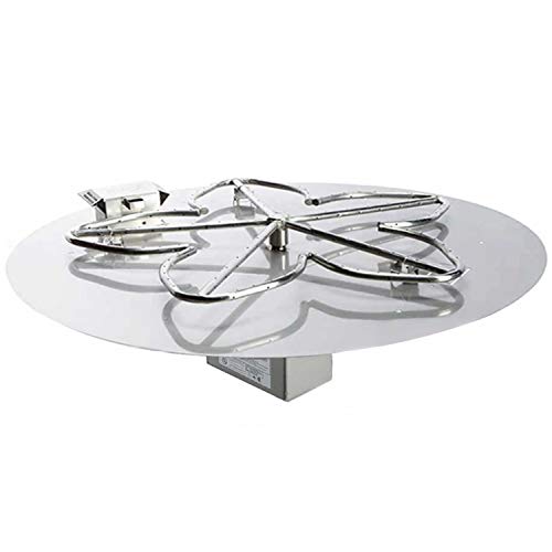 Hearth Product Control 42" Round Flat Pan 120 VAC Fire Pit Insert - NG