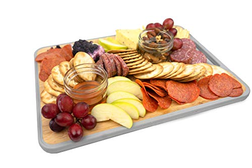 Double-sided Bamboo Poly Cutting Board | No Cross-Contamination | HAND WASH ONLY - Easy to Clean | BPA Free Medium
