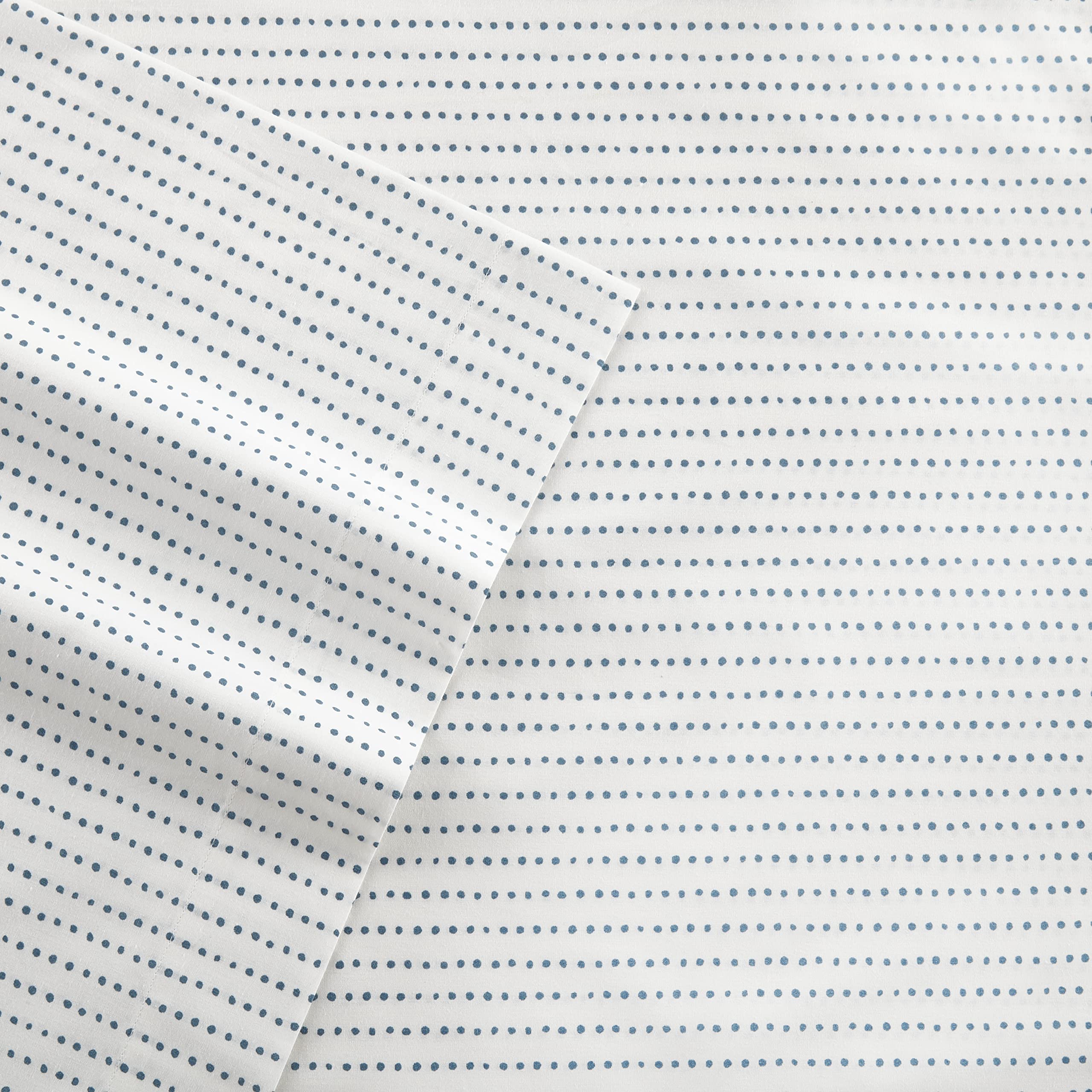 City Scene - Full Sized Sheets, Cotton Percale Bedding, Crisp & Cooling Home Decor (Radius, Full)