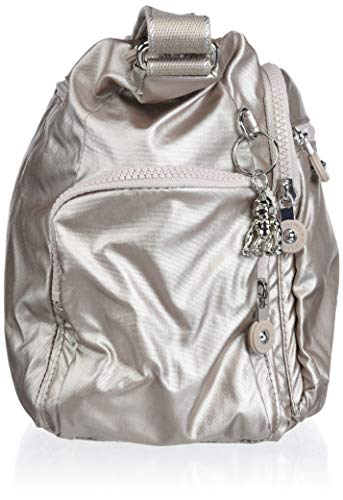 Kipling Women's Gabbie Crossbody, Lightweight Everyday Purse, Casual Shoulder Bag, Metallic Glow