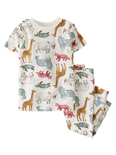 little planet by carter's unisex-baby Baby and Toddler 2-piece Pajamas made with Organic Cotton, Endangered Species, 24 Months