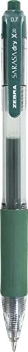 Zebra Pen Sarasa Dry X20 Retractable Gel Pen, Medium Point, 0.7mm, Assorted Fashion Color Ink, 4-Pack (Packaging May Vary)