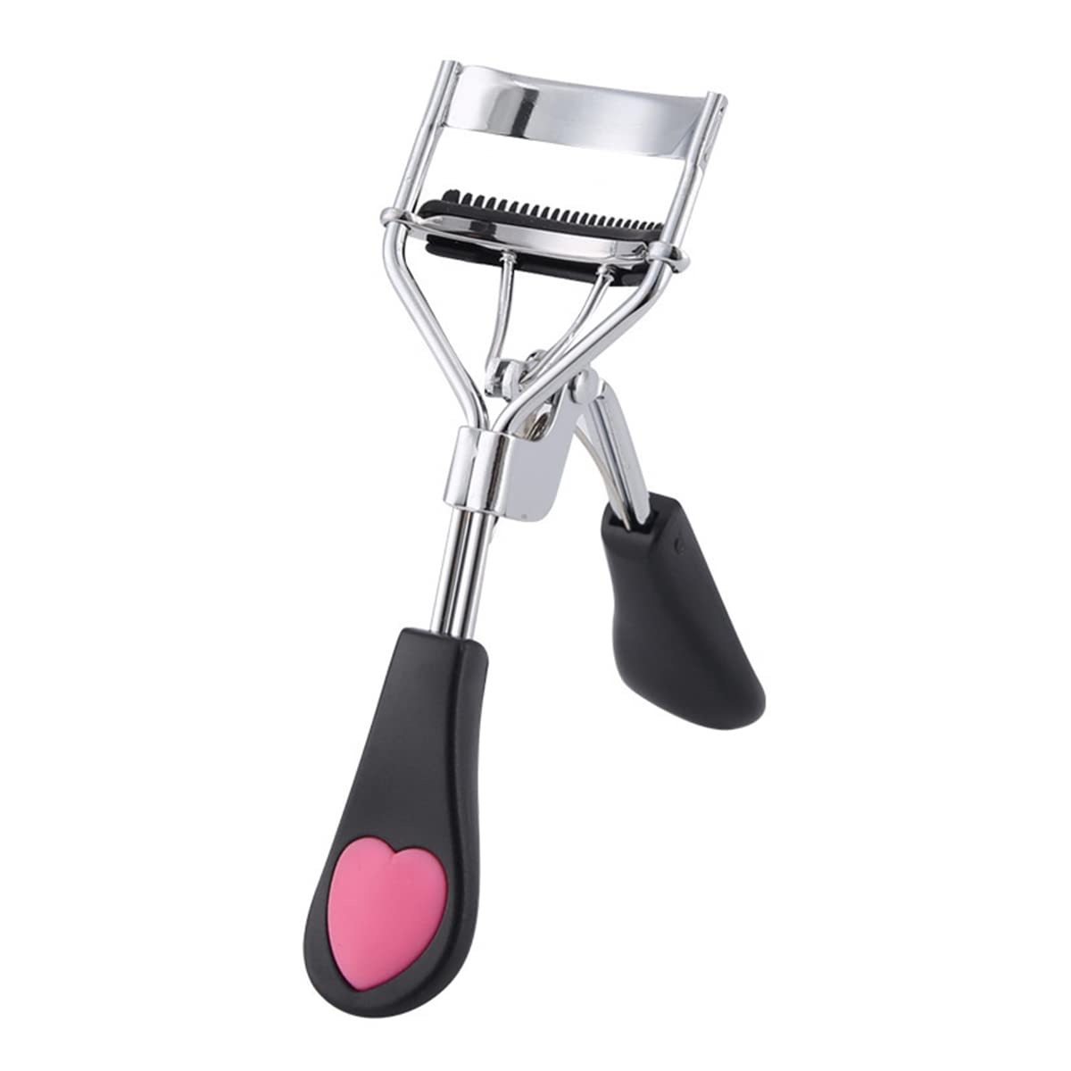Eyelash Curlers, Eyelash Curler with Comb Eye Lash Curler with Brush, Professional Daily Makeup Tool for Eyelashes Curler with 2 Refill Pads(Black)