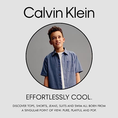 Calvin Klein Boys' Short Sleeve Micro Pique Graphic Polo, Rise Up White, 14-16