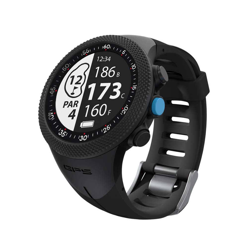 CANMORE TW-203 Multi-Sport GPS Golf Watch - 38,000+ Worldwide Golf Courses Preloaded - Activity Tracker for Running, Cycling, etc. - Knurled Metal Bezel and Rugged Design