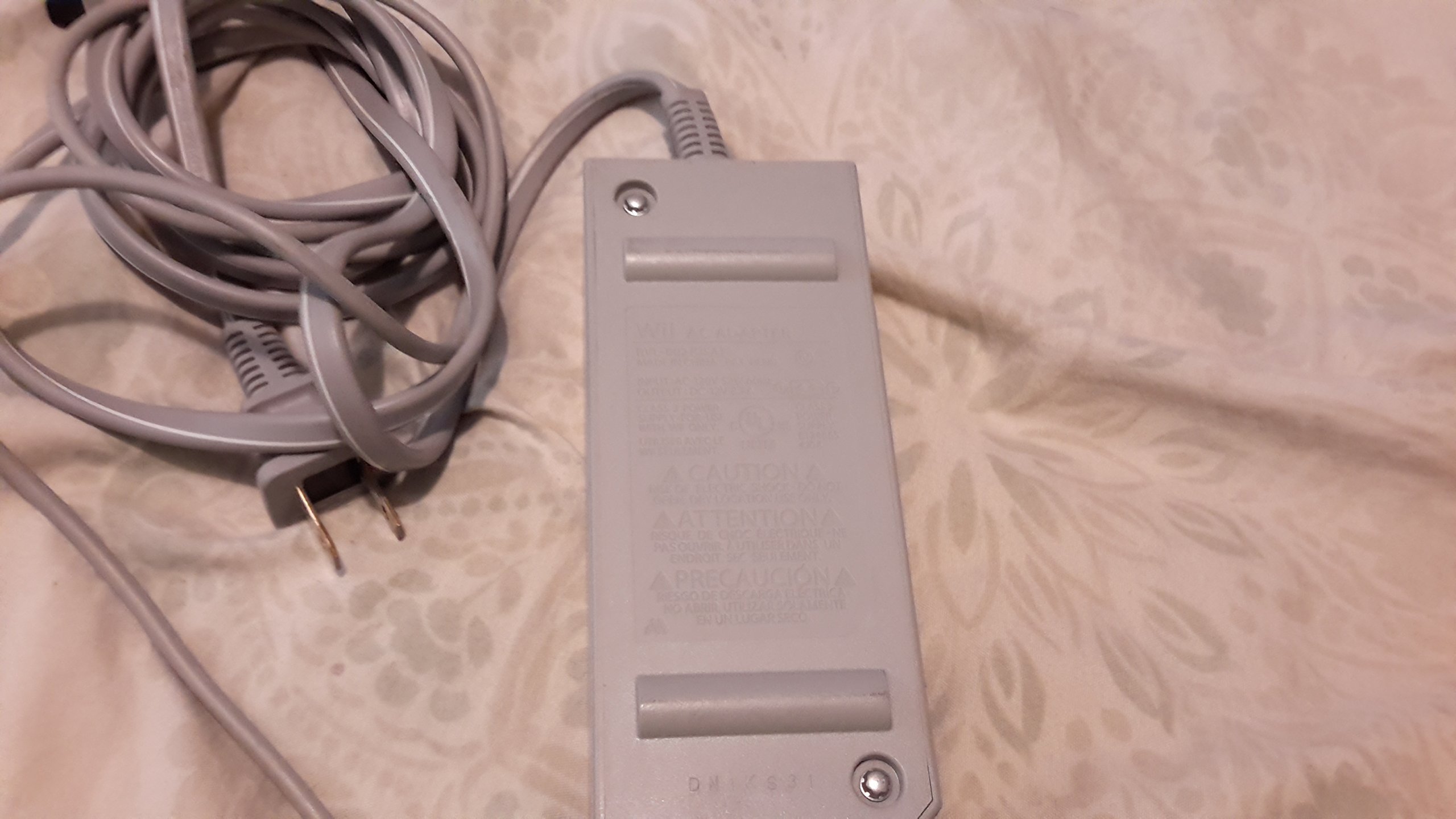 Official Genuine Nintendo Wii AC Adapter Power Cable Cord For The Nintendo Wii Console Used / Seller Renewed (Renewed)