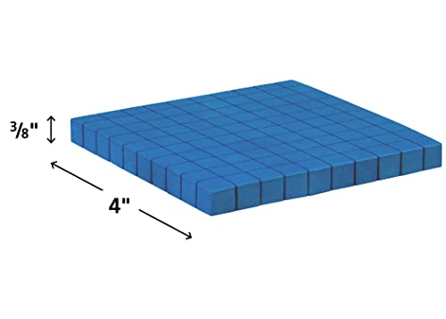Teacher Created Resources Foam Base Ten, Hundreds Flats (20713)