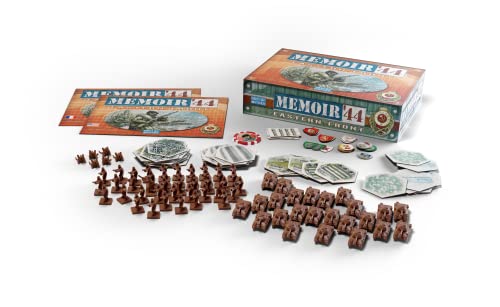 Memoir '44 Eastern Front Board Game EXPANSION - Experience Fierce WWII Battles! Strategy Game for Kids & Adults, Ages 8+, 2 Players, 30-60 Minute Playtime, Made by Days of Wonder