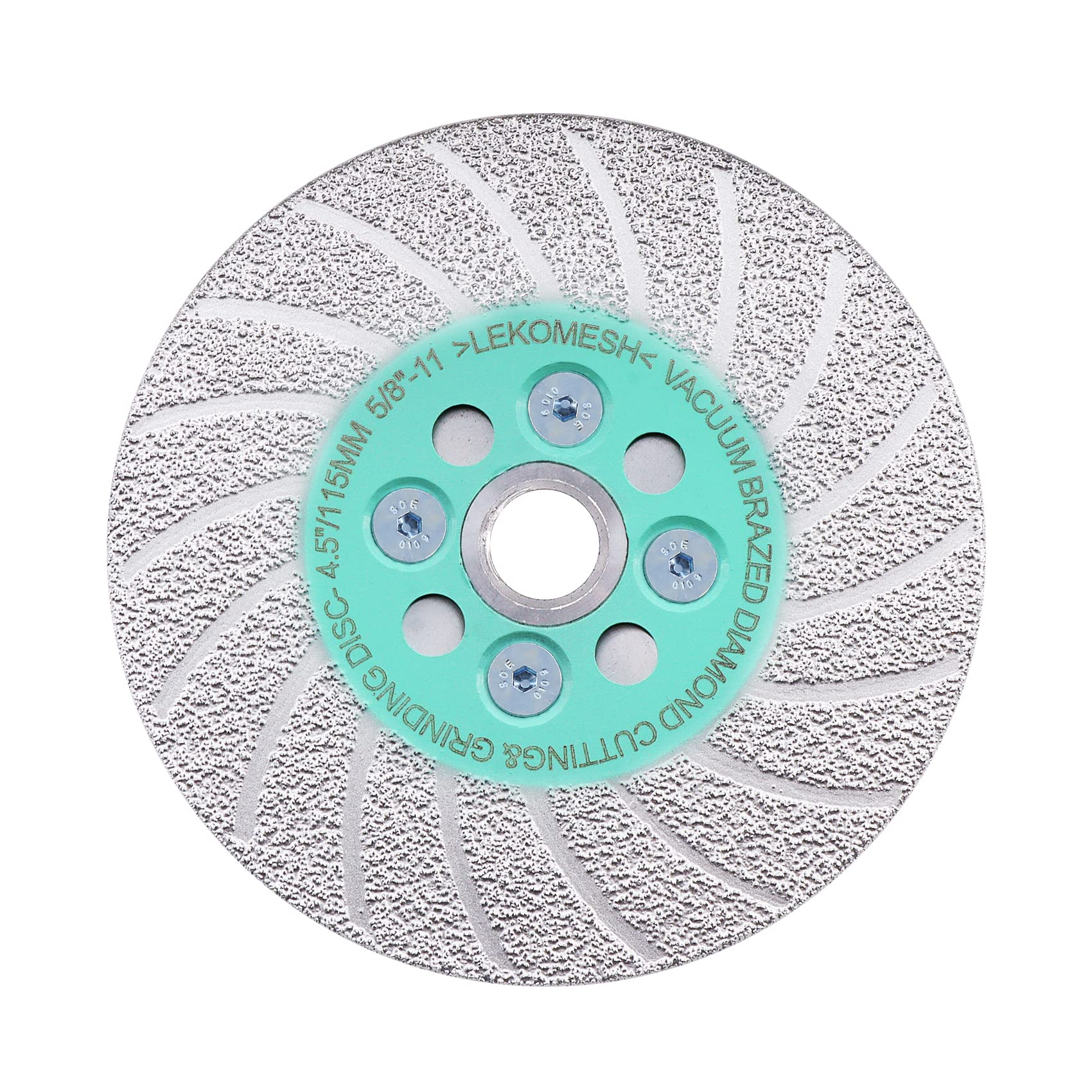 LEKOMESH Grinding Cutting Diamond Blade - Diamond Grinding Wheel 4-1/2"/115mm, Granite Grinding Wheel for Shaping Porcelain Stoneware,Tile,Ceramic,Granite,5/8"-11 Thread