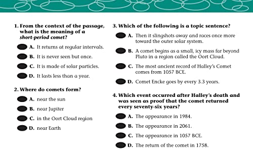 Teacher Created Resources Power Pen Learning Cards: Reading Comprehension Grade 6 (6469)