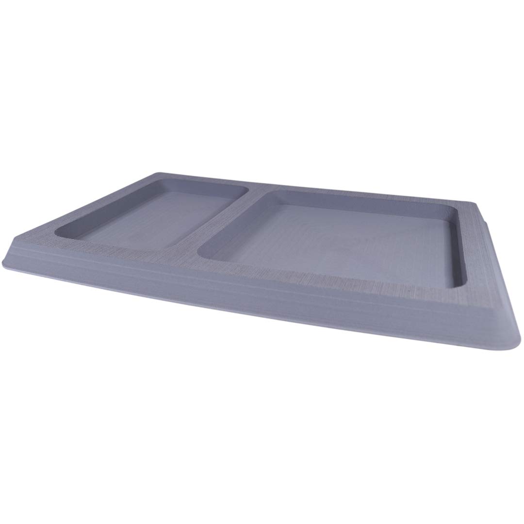 Castaway Customs SeaDek Foam | Cell Phone & Accessories Boat Dash Holder | 3M Adhesive Backing | Separate Compartments for Cell Phones & Fishing/Boating Tools | Durable Accessory Holder | Storm Gray