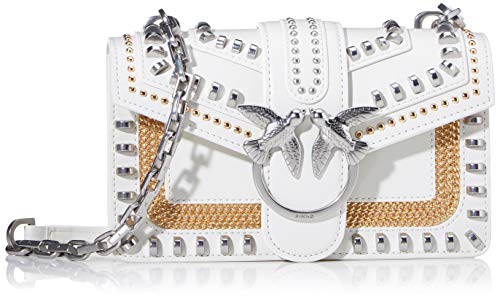 Pinko Cross-Body Bag, Grey (Grigio Argento)
