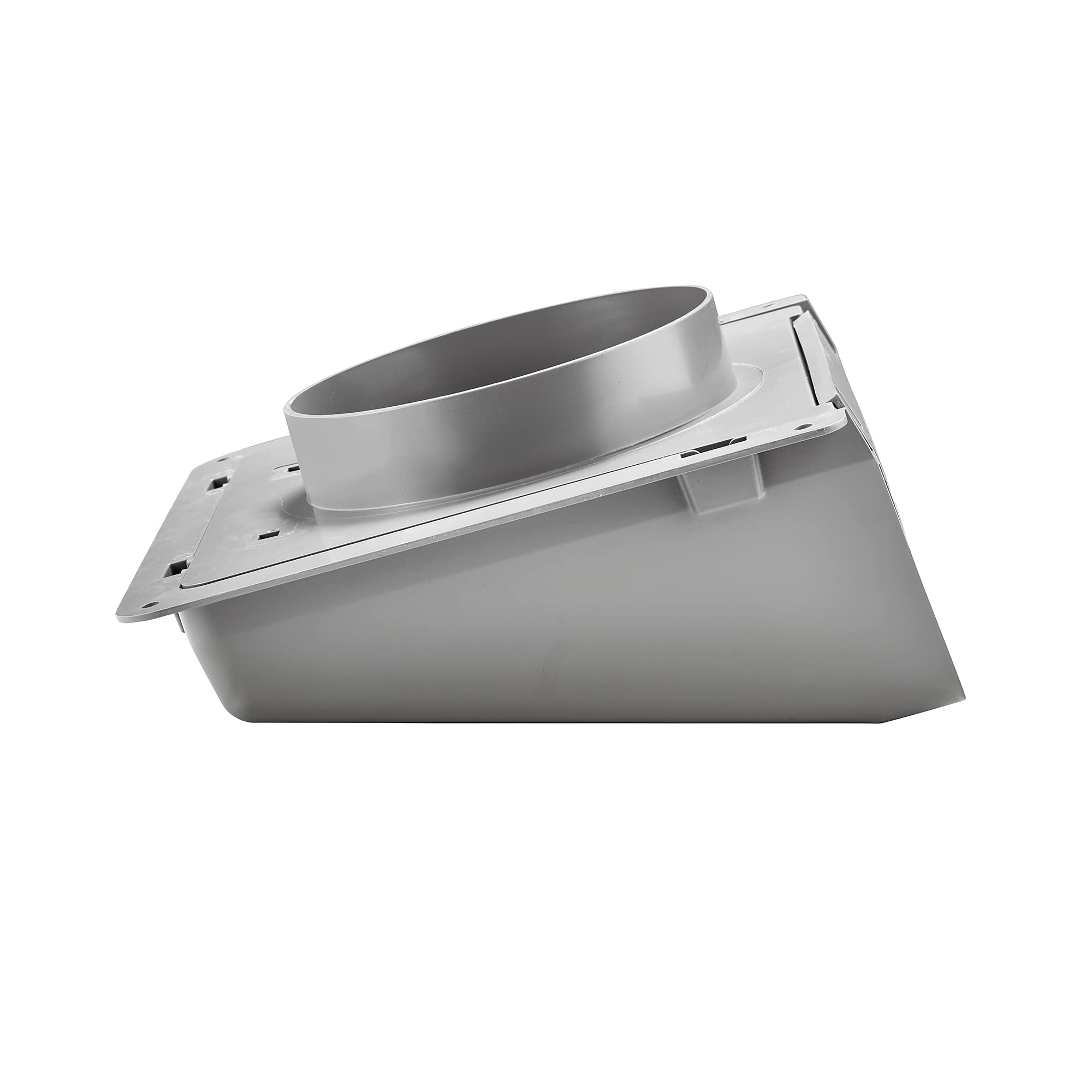 Lambro W/Damper 351G/351GR 6-Inch Plastic Wall Cap, 1 Count (Pack of 1), Gray