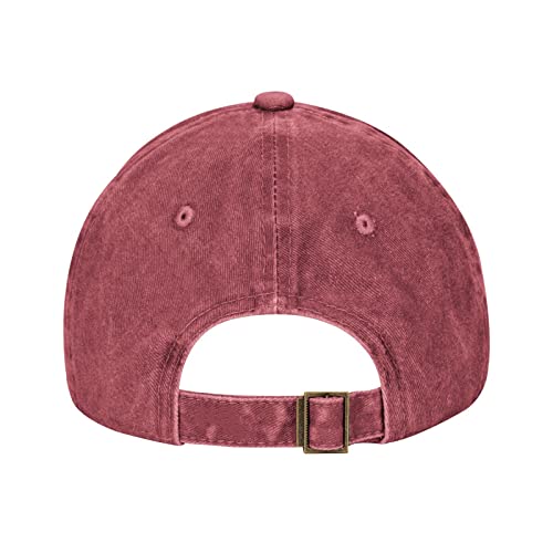 Id Rather Be Ghost Hunting Hat for Men Baseball Hat Cool Hats Red