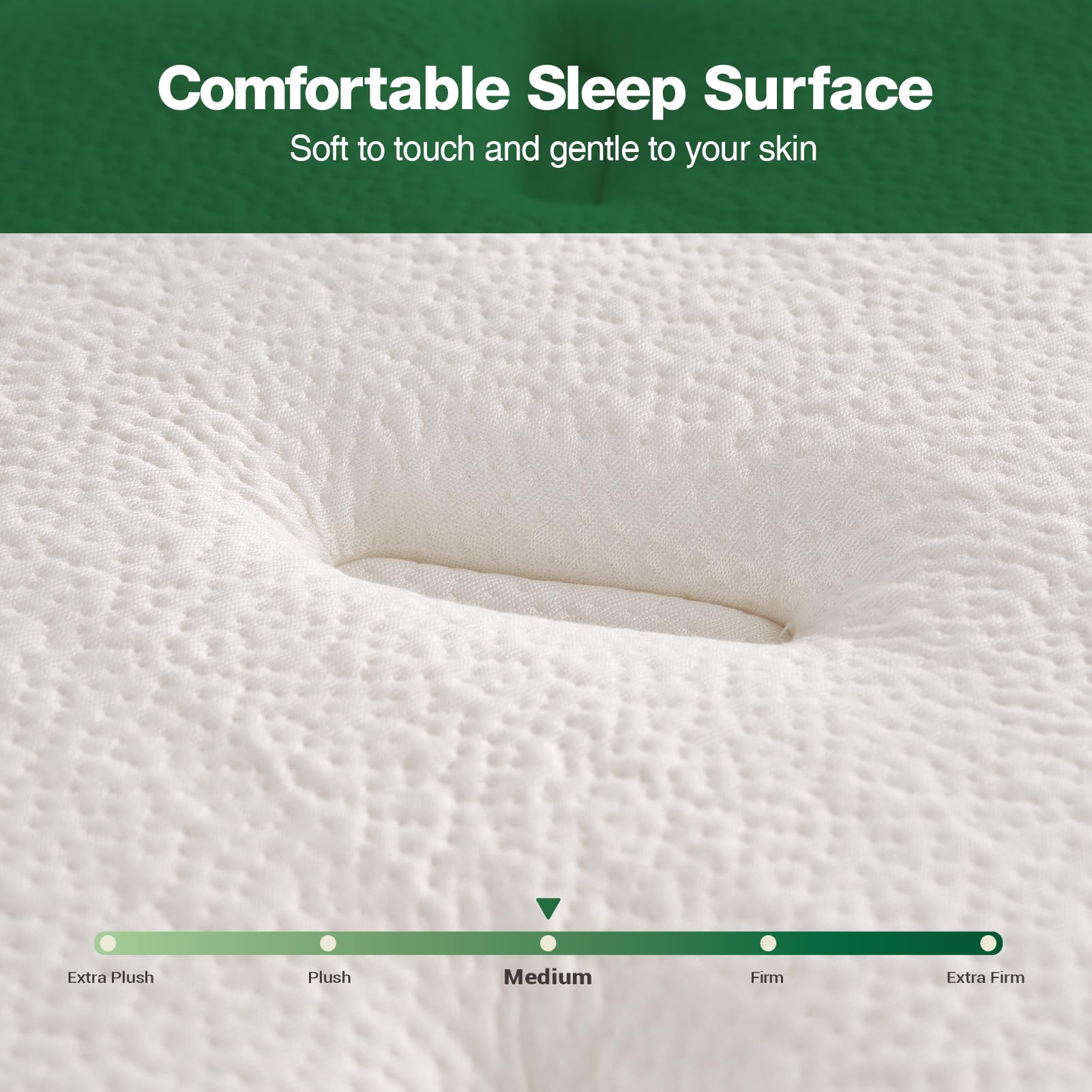 Full Mattresses, DIGLANT 10Inch Supportive Memory Foam with Medium Firm Feel, Full Size Individual Pocket Springs Hybrid Mattress Bed in Box, Durable Support & Pressure Relief, CertiPUR-US Certified