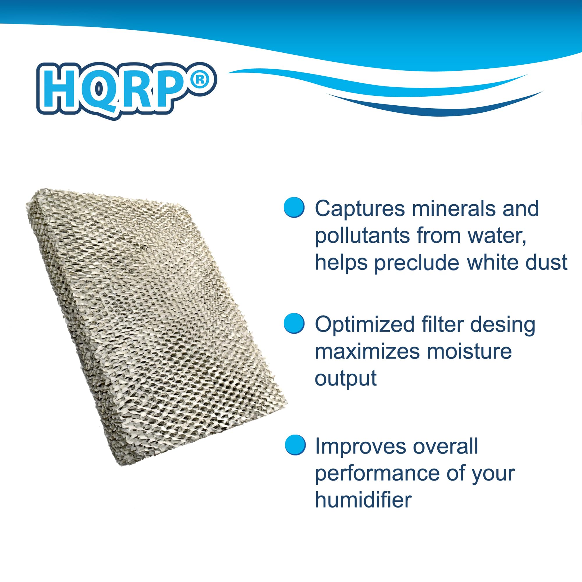 HQRP 2-pack Water Filter compatible with GeneralAire 570 570M 570A Whole House Humidifiers; GA10, ReservePro 7900, BestAirPro A10-PR A10PR Replacement