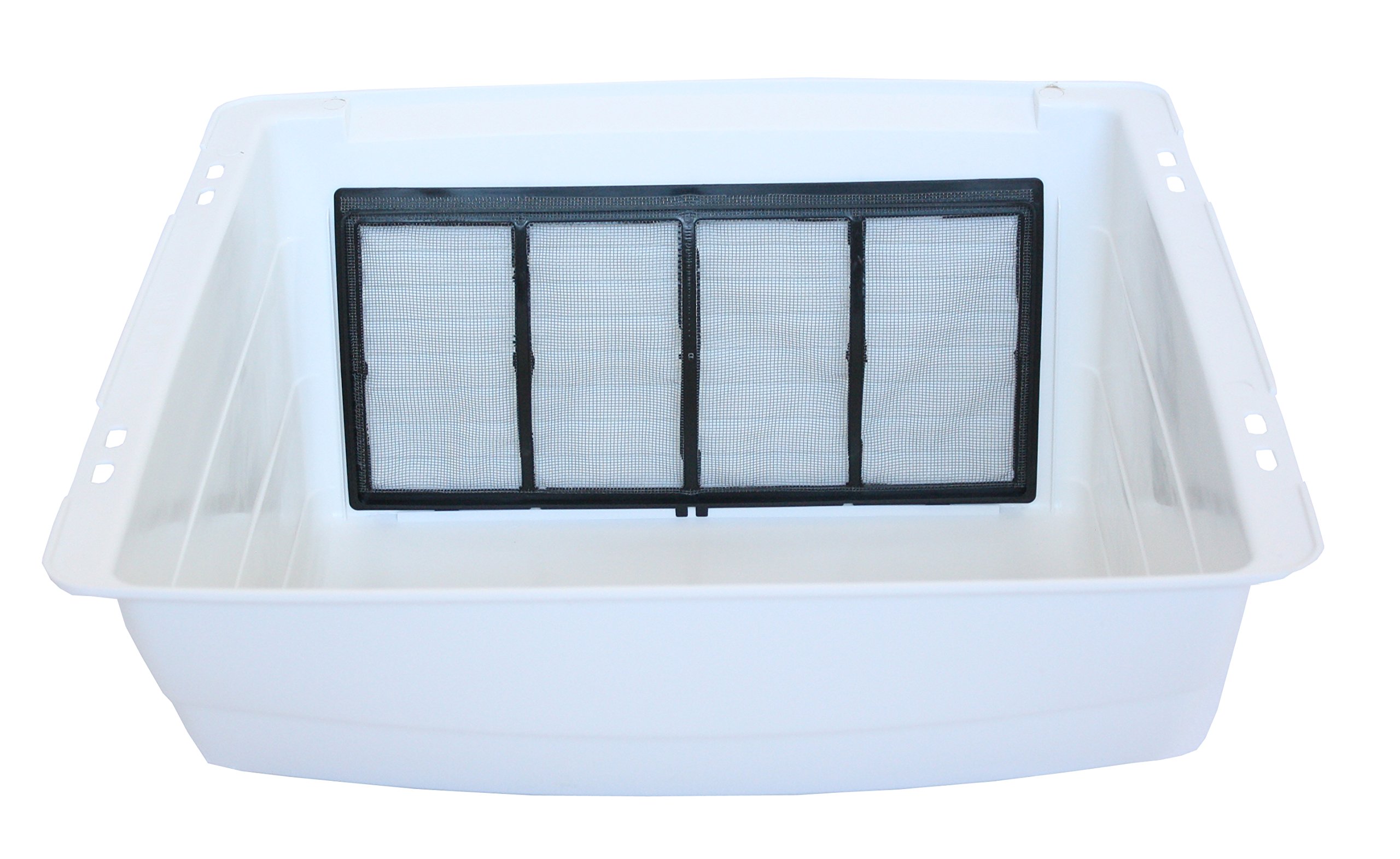 Cynder 02064 Impact Resistant Universal Roof Vent Cover RV Camper Trailer RV Motorhome (White)(2 Pack)