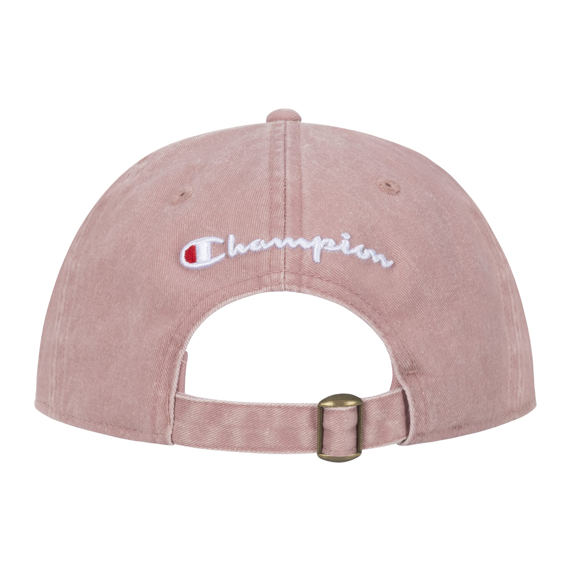 Champion unisex adult Spectrum Washed Dad Adjustable Baseball Cap, Pink Beige, One Size US