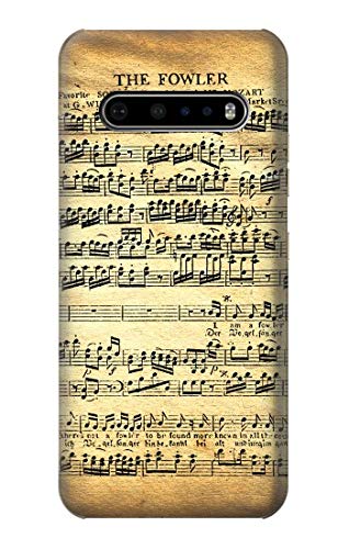 R2667 The Fowler Mozart Music Sheet Case Cover for LG V60 ThinQ 5G