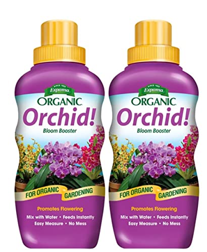 Espoma Organic Orchid! 8-ounce concentrated plant food – Plant Fertilizer and Bloom Booster for all Orchids and Bromeliads. Ideal for Phalaenopsis, Dendrobium, and Other Types of Orchids. Pack of 2