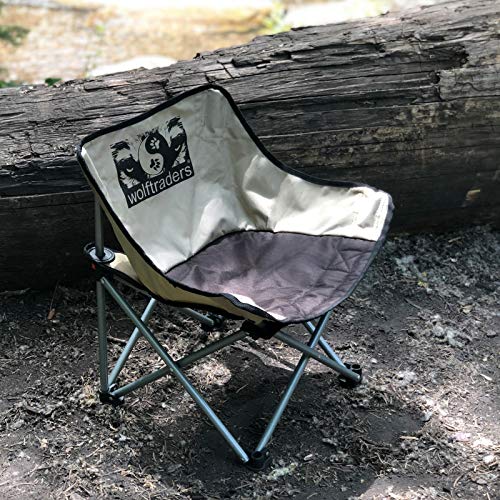 CYOIDAI Lil'Wolf Compact Lightweight Collapsible Micro Camping Backpacking Camp Chair