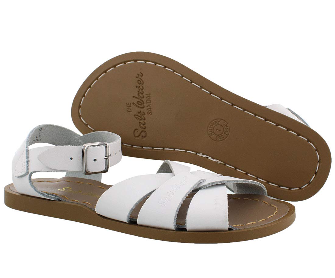 Salt Water Sandals by Hoy Shoe Original Sandal (Toddler/Little Kid/Big Kid/Women's), White, 3 M US Infant