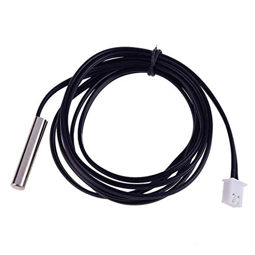 HiLetgo 5pcs NTC Temperature Sensor 100K 1% NTC B3950 Waterproof Probe Thermistor Accuracy Temperature Sensor Precision Temperature Probe 1M