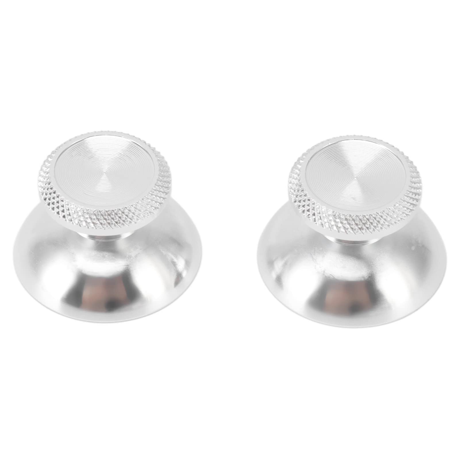 D Pad Replacements Kits, Practical Concave and Convex Design Game Controller Buttons Repair Kit Aluminum Alloy for Game Controller (Silver)