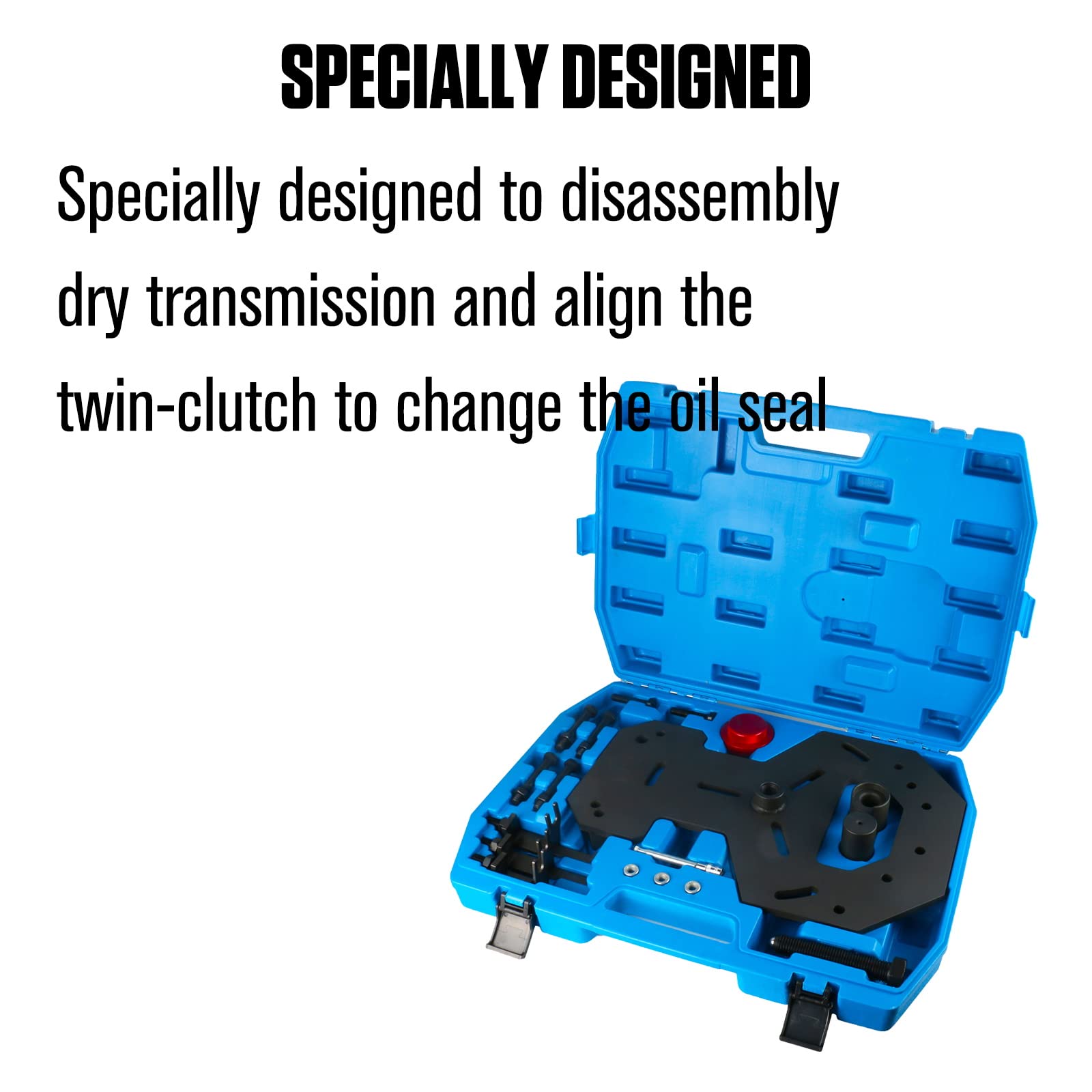CATUDIY Dual Clutch Transmission Installer and Remover Tools, DPS6 Dual Clutch Disassembly Tool Clutch Remover Kit Compatible for Ford DSG Volvo Focus Replace FM Number 307675