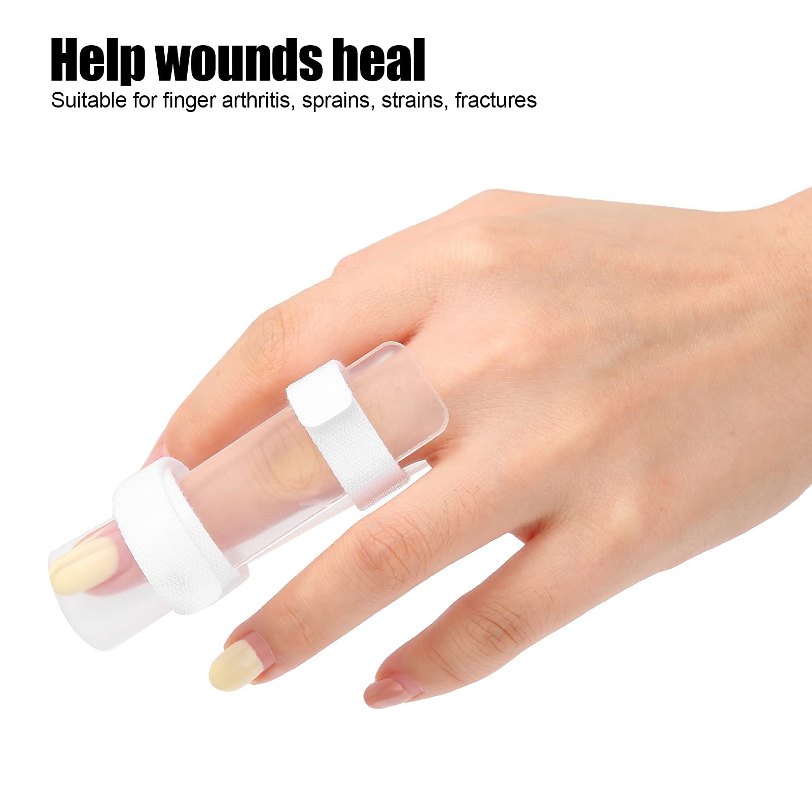 CHICIRIS Finger Stabilizer, Injury Finger Protection Finger Support Brace for Finger Strains for Finger Arthritis for Children for Finger Fractures for Adults