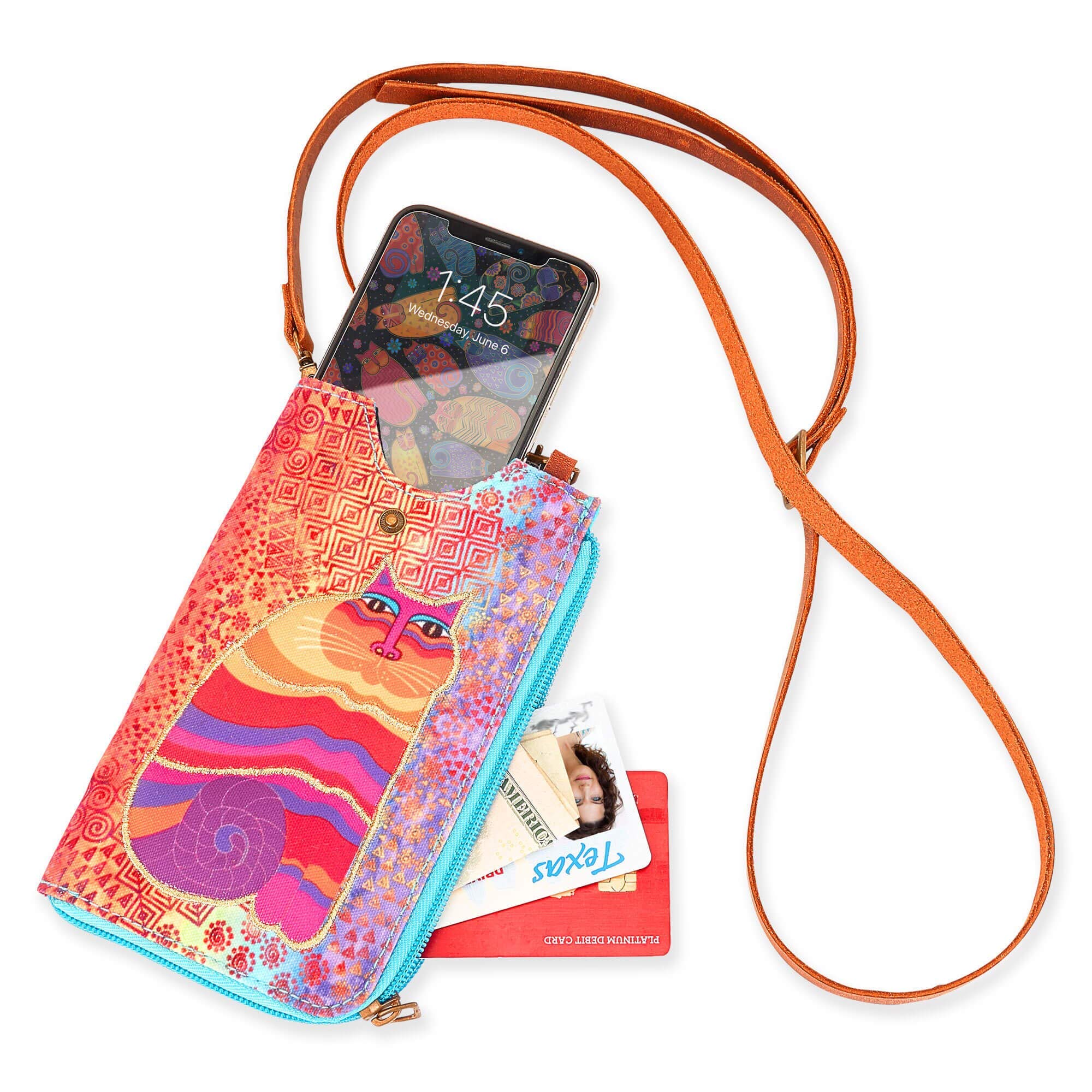 Sun N Sand Women's, Crossbody Phone Storage Bag