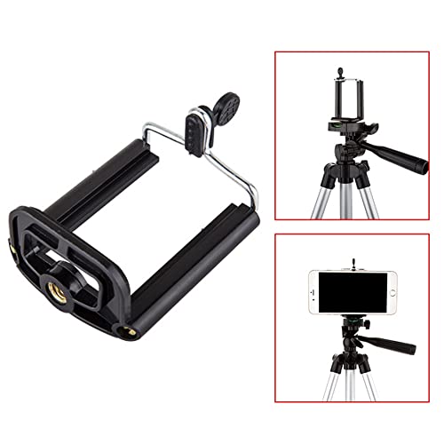 Walway Tripod Mount Adapter, Universal Cell Phone Clip Holder Camera Bracket Smartphone Attachment for iPhone 13PRO MAX/12/11/11PRO/ Samsung Galaxy S22 Ultra/ S21/ Note and More