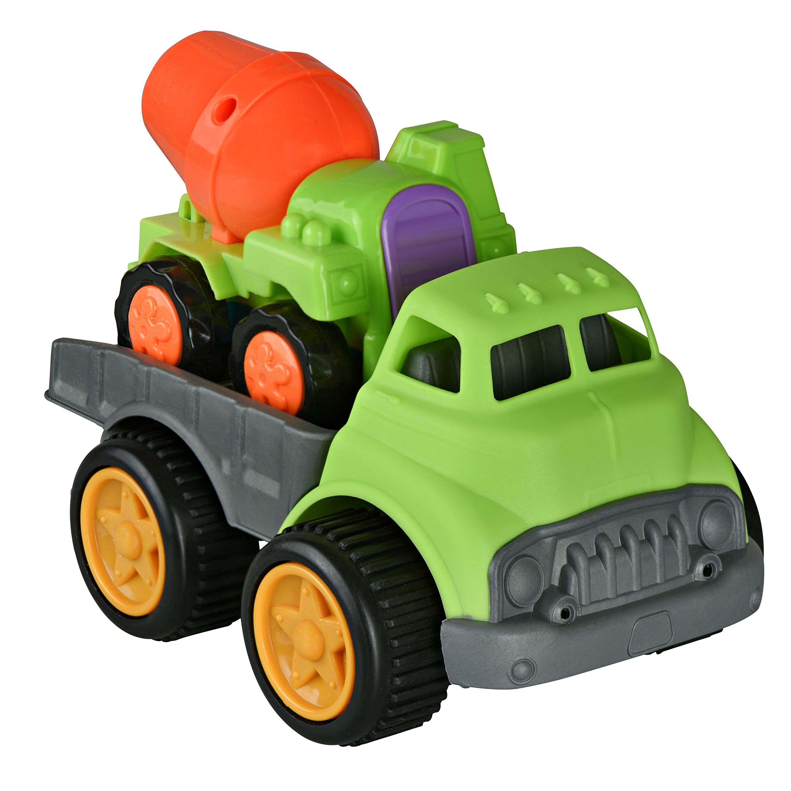 Playkidz Construction Trucks Bulk Pack of [9] Go Cunstruction for Boys & Girls Assorted Vehicles for Home, School, Party, Toddler Birthday & More Recommended Ages 3+