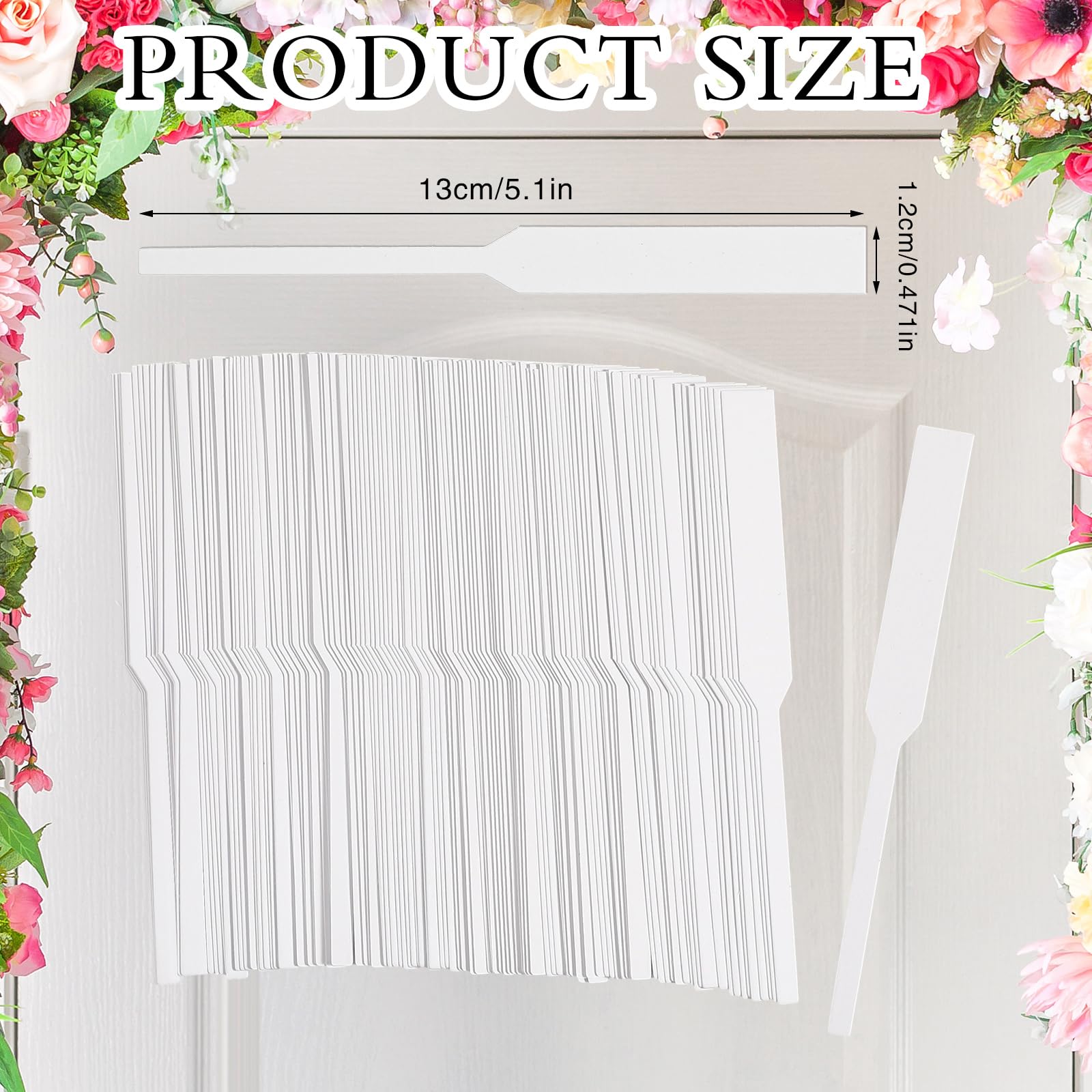 Geyoga 2000 Pcs Perfume Test Strips Fragrance Test Strips Disposable Perfume Blotter Strips Perfume Tester Strips White Essential Oils Paper Test Card for Diffuser Aromatherapy Testing Scents