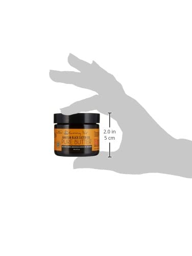 Sunny Isle Jamaican Black Castor Oil Pure Butter, Brown, 2 Fluid Ounce