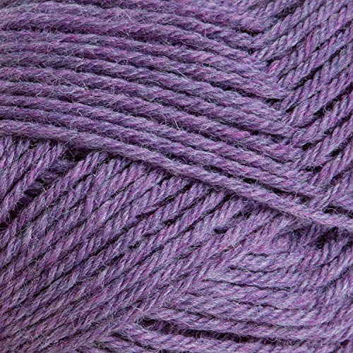 Knit Picks Wool of The Andes Worsted Weight 100% Wool Yarn Purple (1 Ball - Starling Heather)