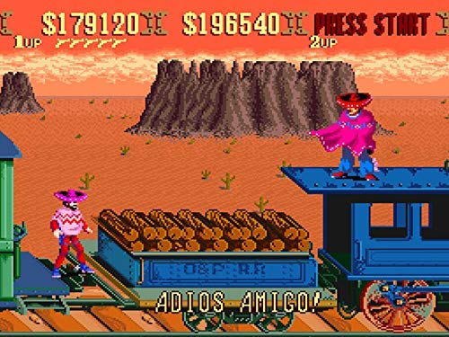 Sunset Riders (Super Nintendo, SNES) - Reproduction Video Game Cartridge