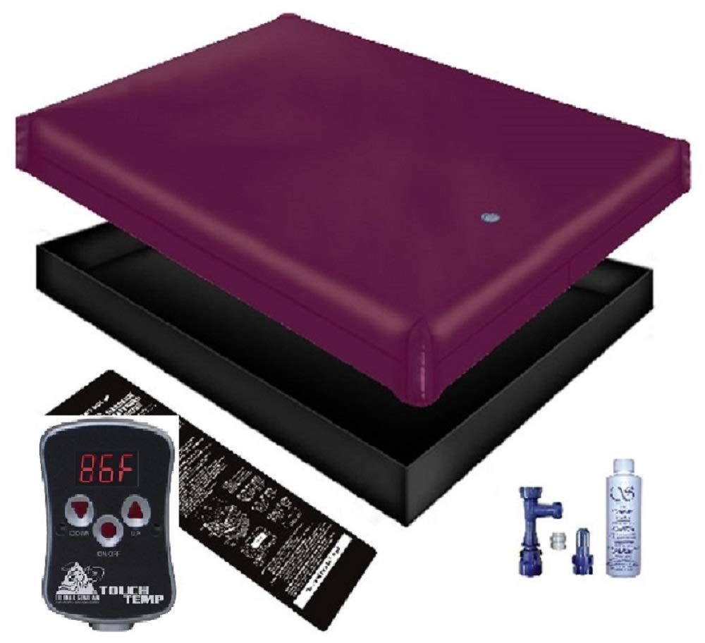 INNOMAX Free Flow WATERBED Mattress/Liner/Digital Heater/Fill Drain/Conditioner KIT (California King 72x84 1FFGT1)