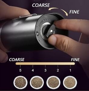 Electric Salt and Pepper Grinder Set, 2 Pepper Mills, Rechargeable With Dual Charging Base, Built-in Battery, Easy One Handed Operation, Ceramic Grinding Core, Adjustable Coarseness, White LED Light