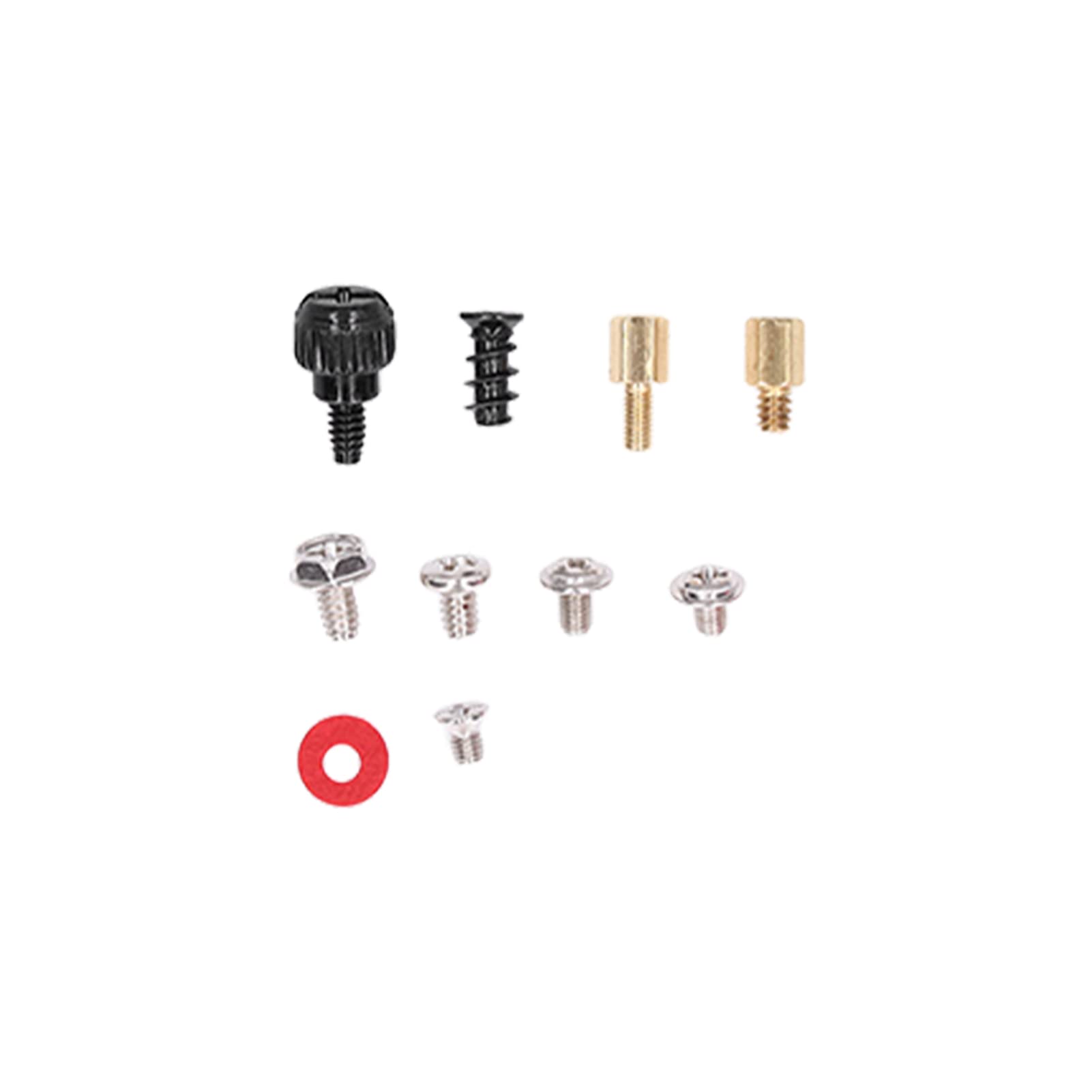 Computer Screw Parts, Long time antirust Computer Screw kit Made of Brass Steel Fiber Paper for Installation