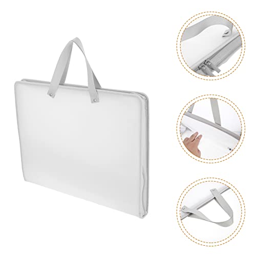 HAPINARY with Bulletin and Paper Tool Drawing Organization File Poster Pouch Holder Pictorial Exam Portfolio Test Supplies Art for Document Boards Bags Transparent Folder Student Accordion
