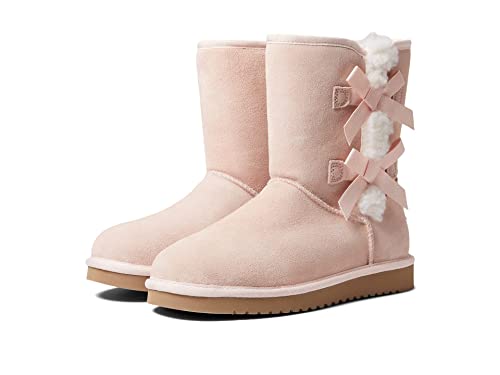Koolaburra by UGG Women's Victoria Short Fashion Boot, Peach Whip, 9