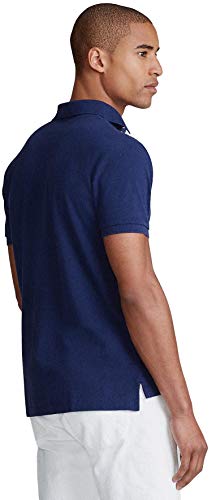 Polo Ralph Lauren Classic Fit Mesh Polo Shirt, Basic Navy With Red Pony, X-Large