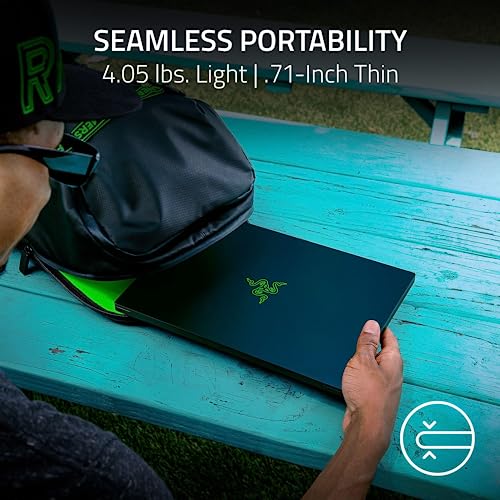 Razer Blade 14 Gaming Laptop (2023): AMD Ryzen 9 7940HS CPU - NVIDIA GeForce RTX 4070 GPU - 14" 16:10 QHD+ 240Hz -16GB DDR5 RAM - 1TB SSD - Windows 11 - Vapor Chamber Cooling - Chroma RGB