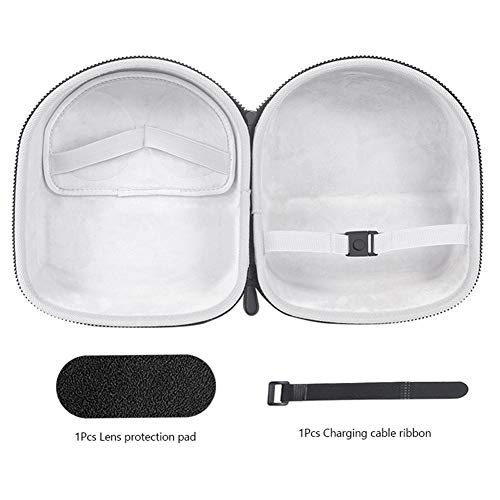 CHNEYUCHAO Compatible with Oculus Quest 2 Carrying Case | Lightweight Waterproof Hard EVA Storage Bag | Suitable for Oculus Quest 2/1 VR Gaming Headset and Touch Controllers Accessories (Gray)