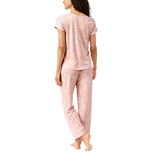 Lucky Brand Ladies' 4-Piece Pajama Set XS Size (Mini Denim Floral)