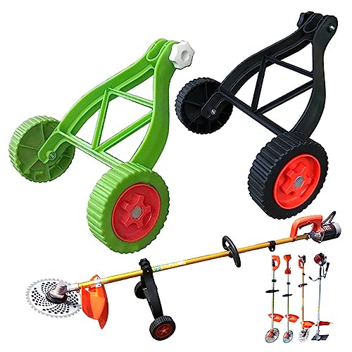 kmobruzy Adjustable Wheels Support Wheels Auxiliary Wheel Trimmer Attachment for Cordless Grass Trimmer for Comfortable Lawn Care Cutter