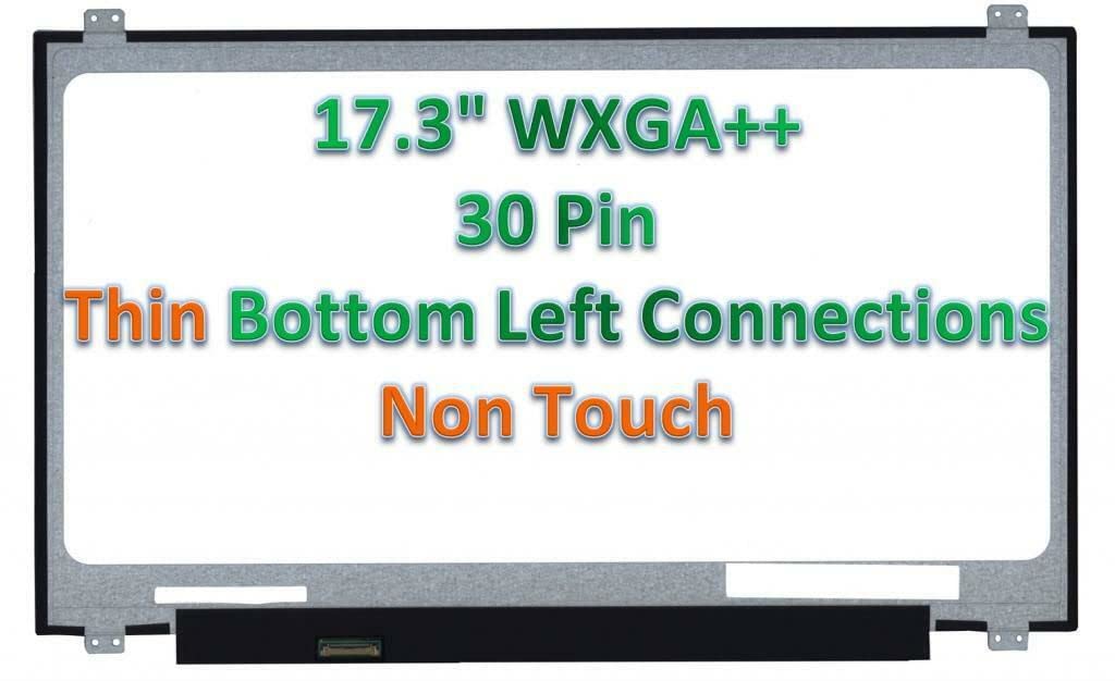 Daplinno 17.3" LCD Replacement for HP 17-BY2001DS 17-BY2002DS 17-BY2003CA 17-BY2003DS LCD Screen Display 60Hz 30 pins Panel HD+ (1600×900) (Only for Non Touch Version)